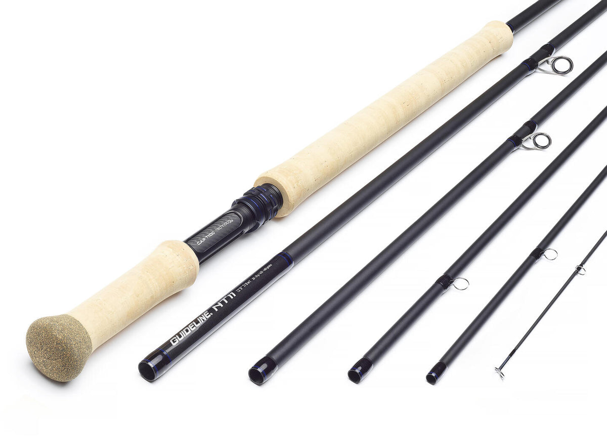 GUIDELINE NT11 6PCE DOUBLE HANDED FLY RODS - Great Fishing Tackle